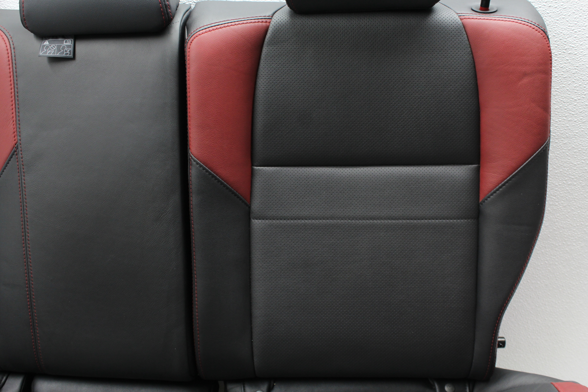 2015-2021 SUBARU WRX & STI REAR SEATS UPPER & LOWER SET BLACK/RED ...