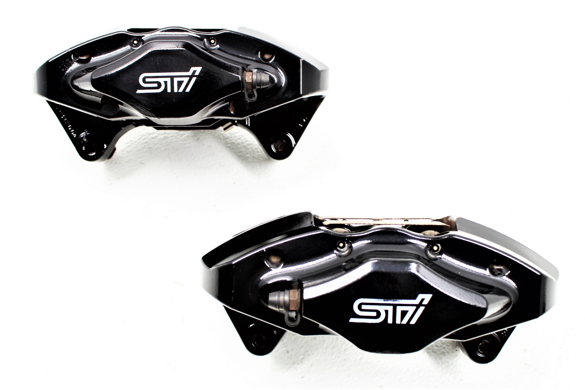 2008-2017 SUBARU WRX STI FRONT & REAR BREMBO BRAKE CALIPERS SET 44K ...