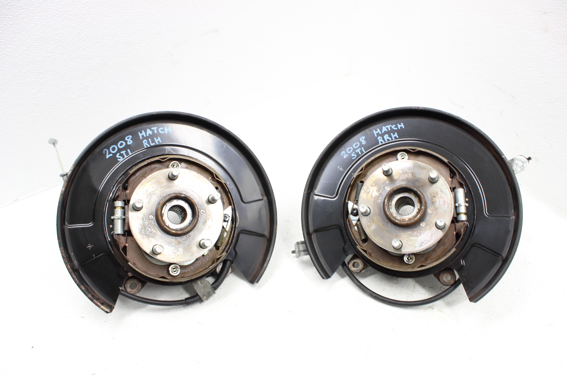 2008-2014 SUBARU WRX STI REAR HUBS KNUCKLES SPINDLES LH/RH 5X114 OEM ...