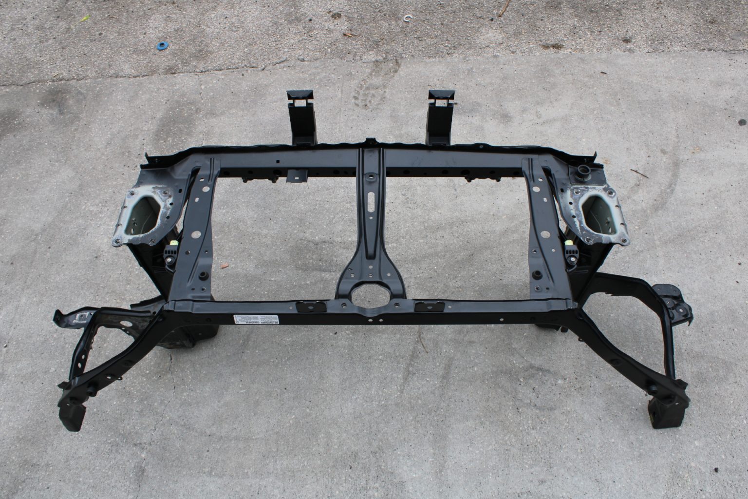 2008-2014 SUBARU WRX STI FRONT CLIP RADIATOR SUPPORT BRACKET FRAME OEM ...
