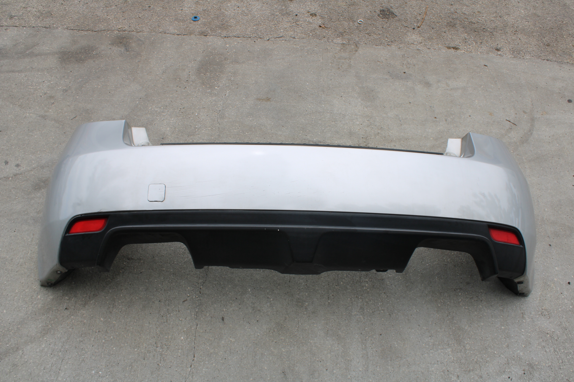 2008-2014 SUBARU WRX & STI HATCH REAR BUMPER COVER ASSEMBLY SILVER OEM ...