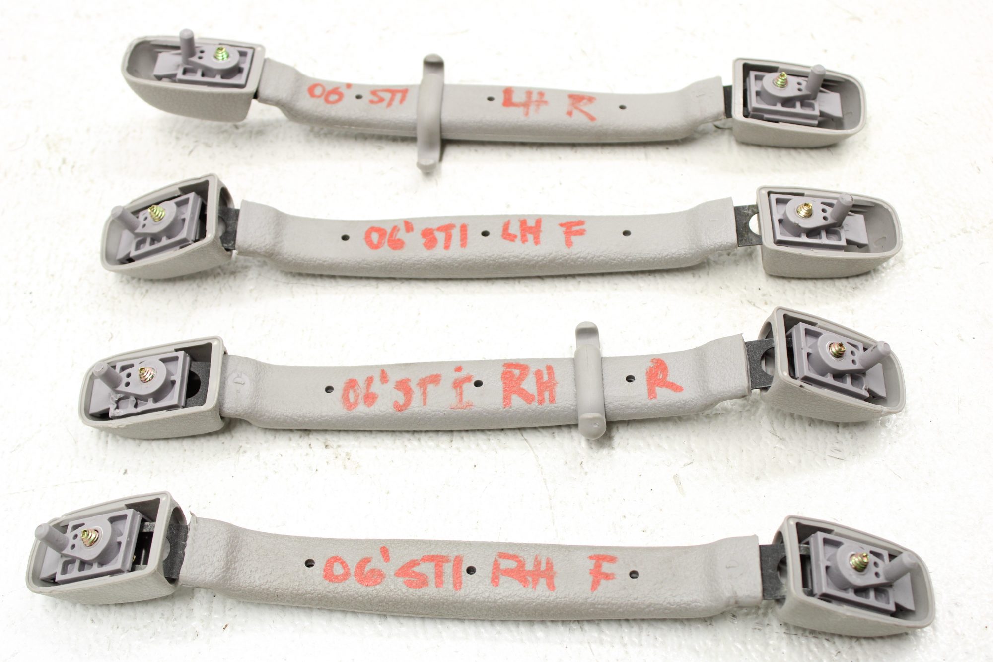 2002-2007 IMPREZA SUBARU WRX STI EMERGENCY GRAB ROOF HANDLES OEM SET ...