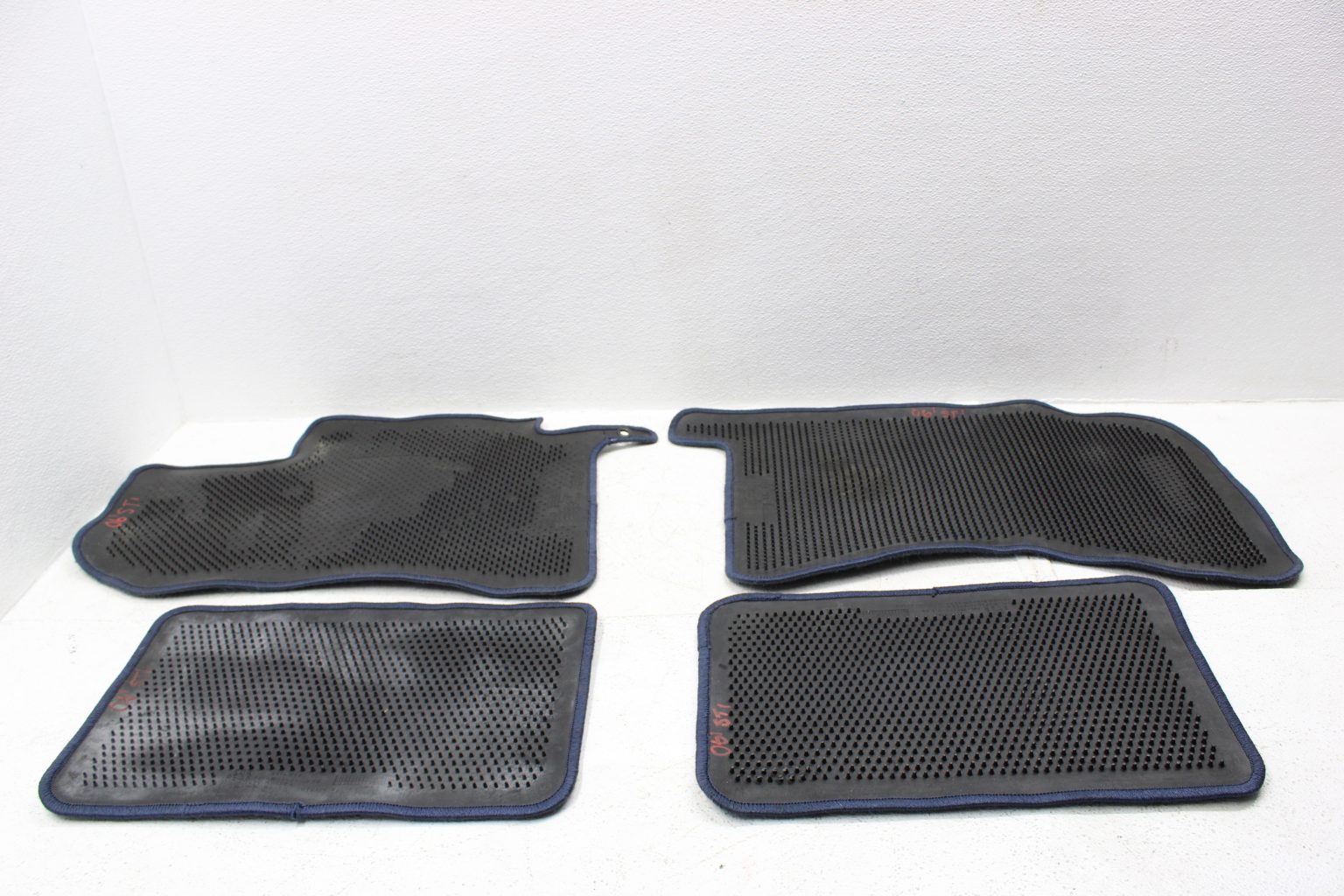 2004-2007 SUBARU IMPREZA WRX STI BLUE INTERIOR FLOOR MAT CARPET SET ...