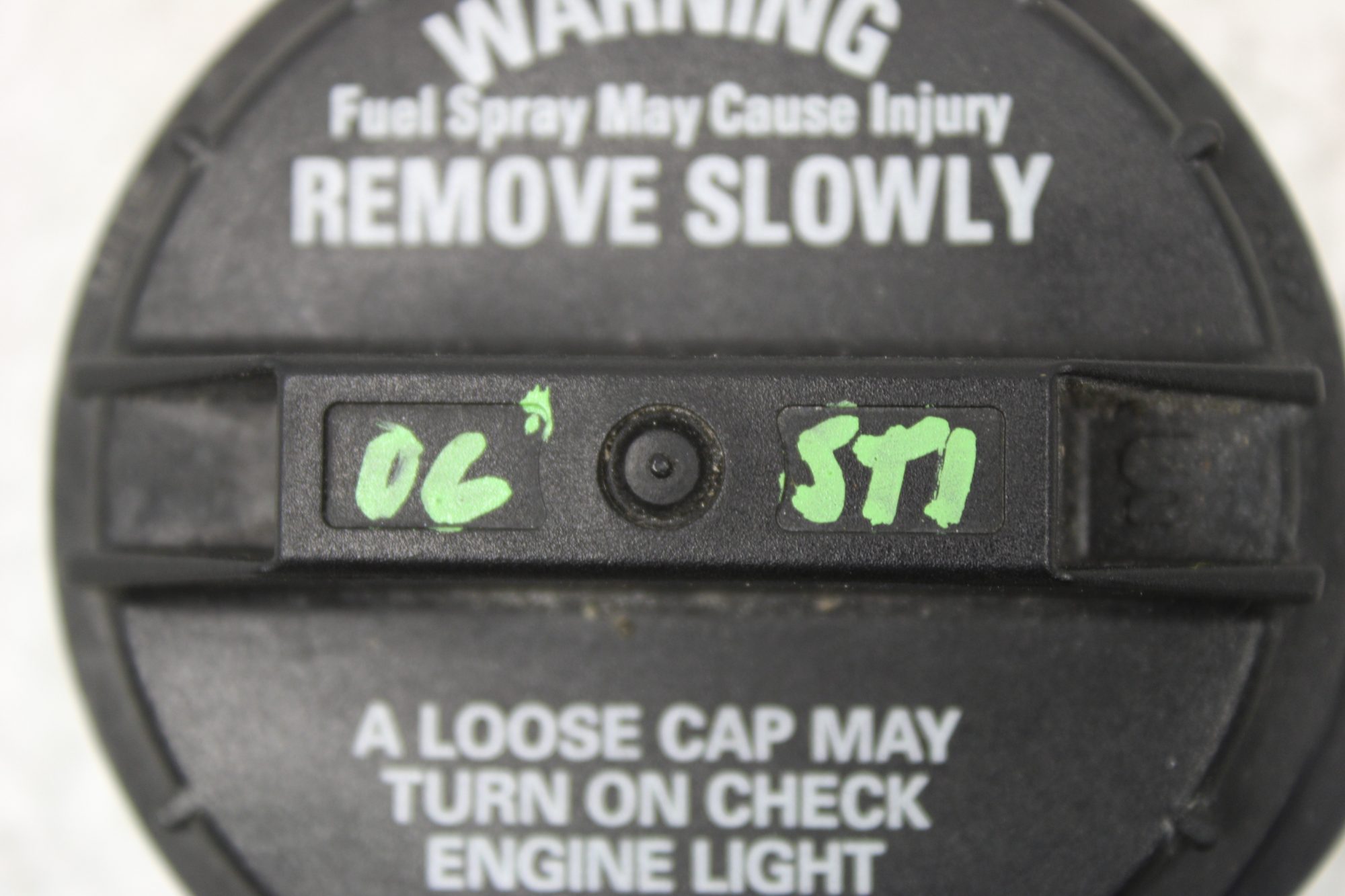 2002-2007 SUBARU WRX & STI FUEL GAS TANK FILL CAP COVER & TETHER OEM ...