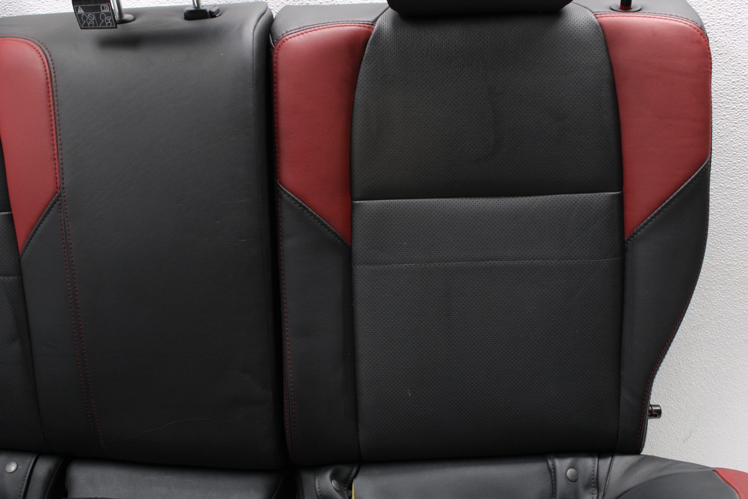 2015-2020 SUBARU WRX STI REAR SEATS UPPER & LOWER SET LEATHER BLACK ...