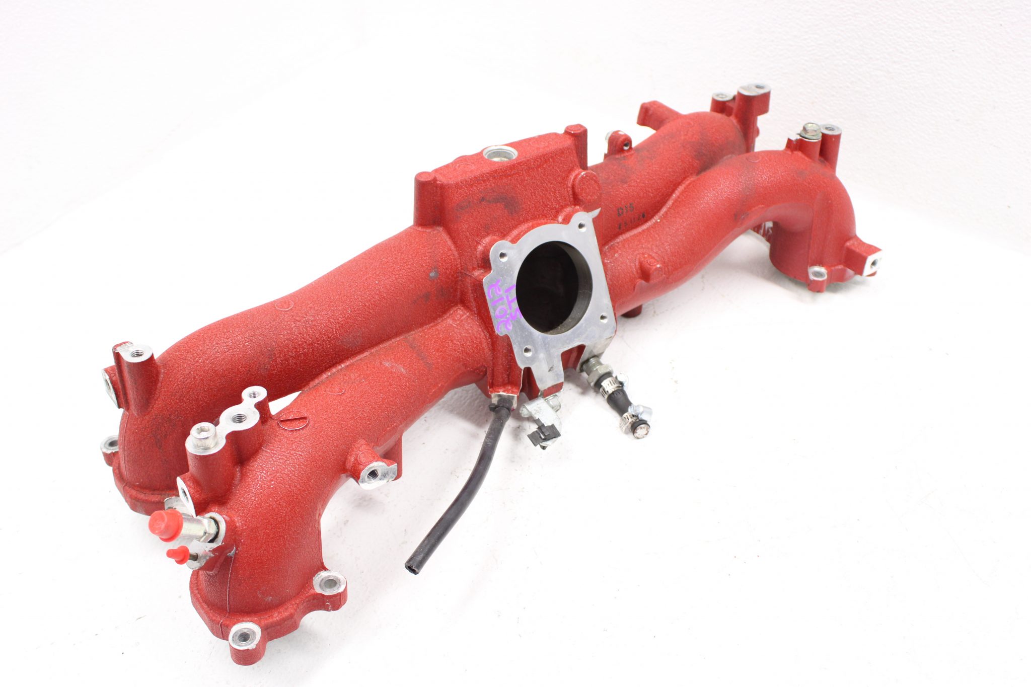 2008-2021 SUBARU WRX STI WRINKLE RED INTAKE MANIFOLD ASSEMBLY 37K MILES ...