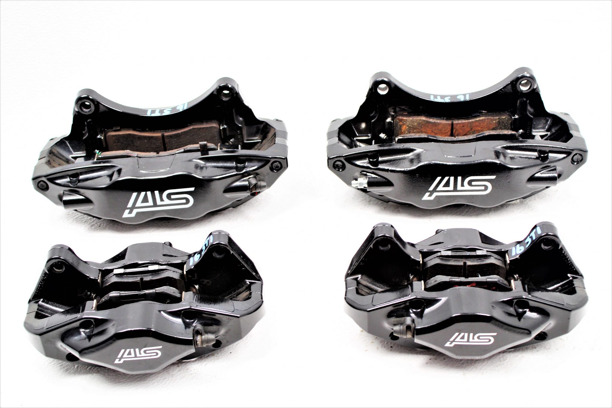 2008-2017 SUBARU WRX STI FRONT & REAR BREMBO BRAKE CALIPERS SET 39K ...