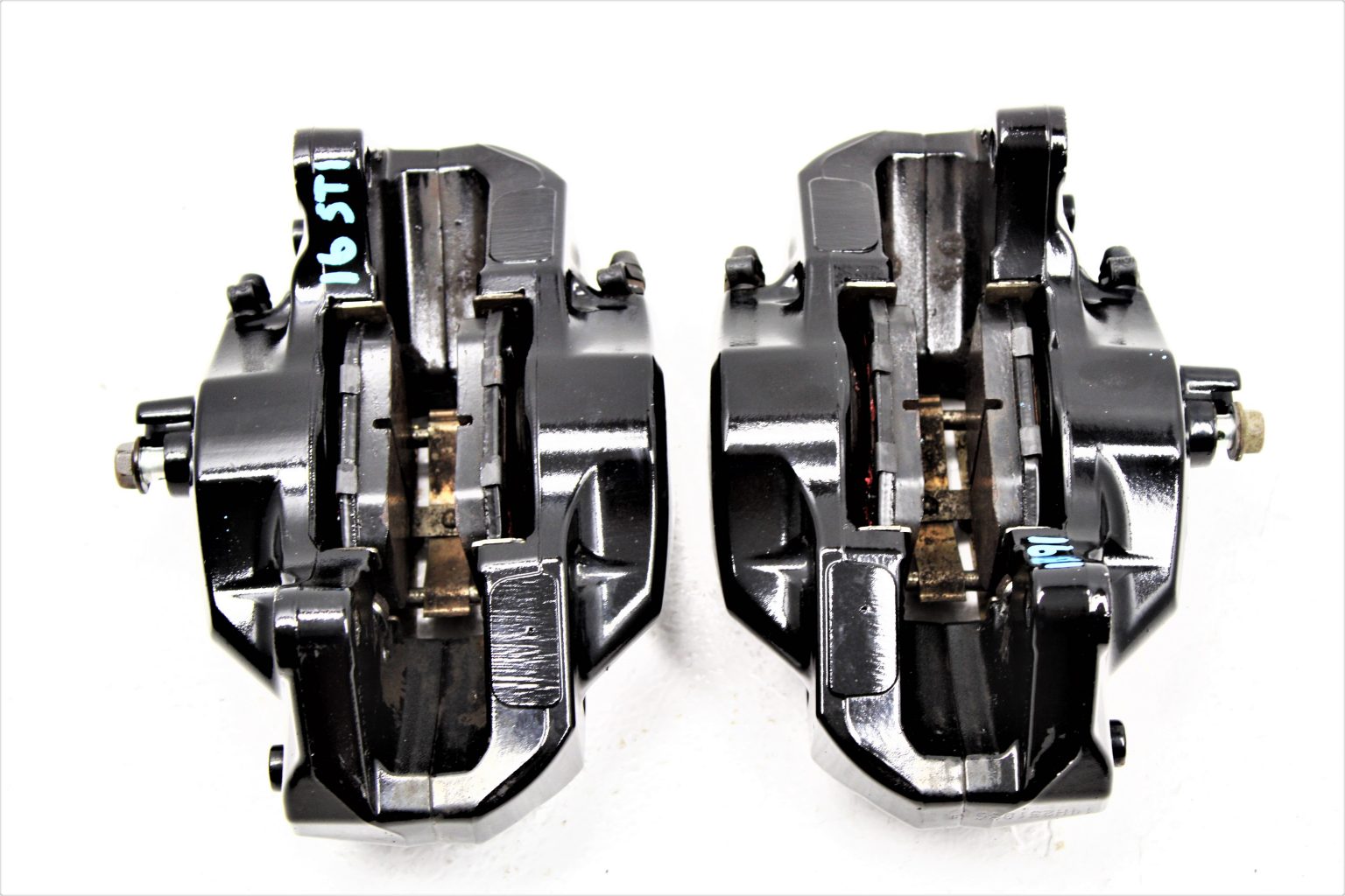 2008-2017 SUBARU WRX STI FRONT & REAR BREMBO BRAKE CALIPERS SET 39K ...