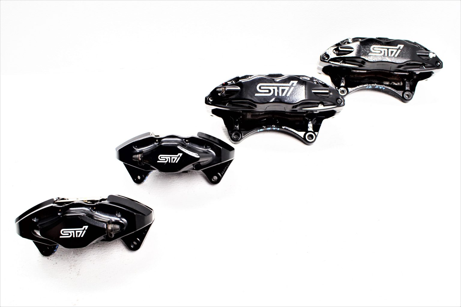 2008-2017 SUBARU WRX STI FRONT & REAR BREMBO BRAKE CALIPERS SET 39K ...