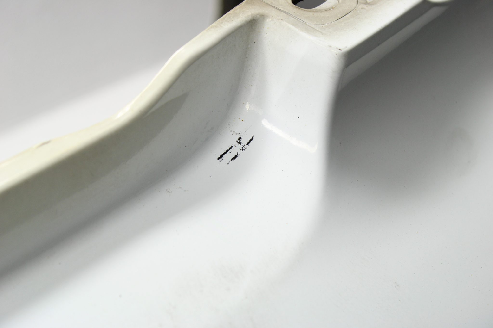 2005-2007 SUBARU WRX STI REAR BUMPER COVER ASSEMBLY WHITE OEM ...