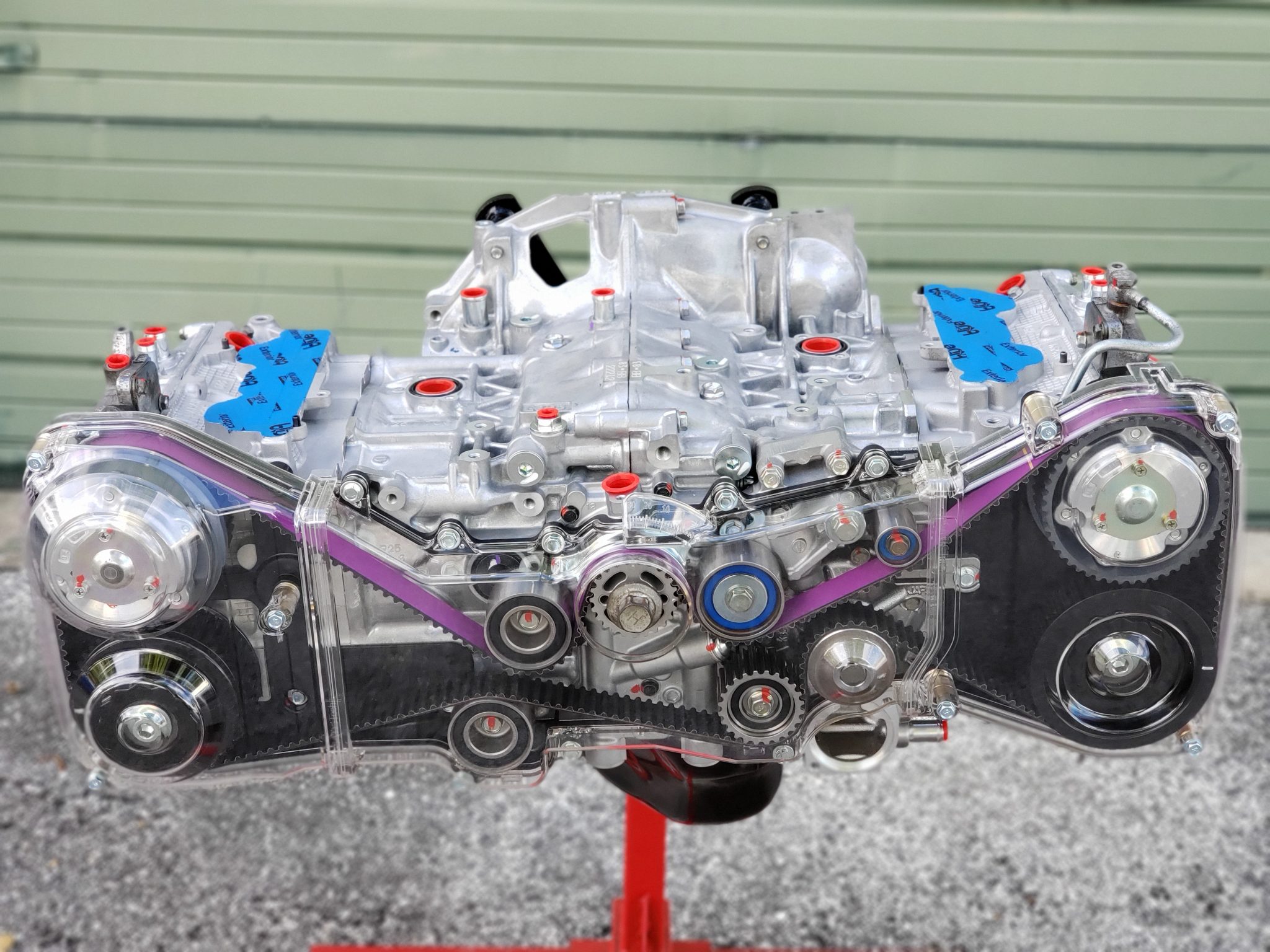 2004-2006 SUBARU WRX STI TYPE RA ENGINE LONG BLOCK SINGLE AVCS EJ257 ...