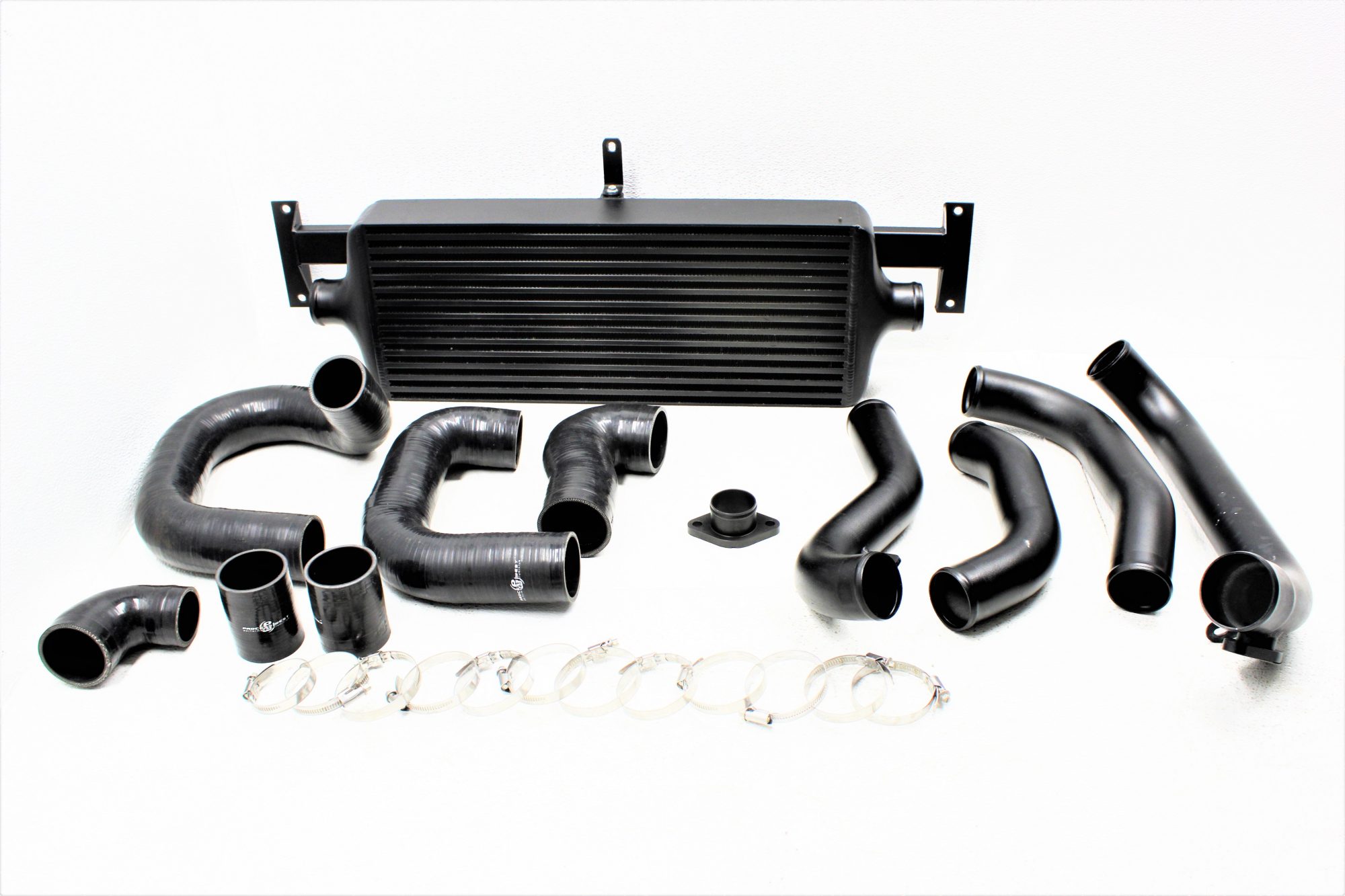 2008-2014 SUBARU WRX PROCESS WEST FRONT MOUNT INTERCOOLER KIT BLACK 5K ...