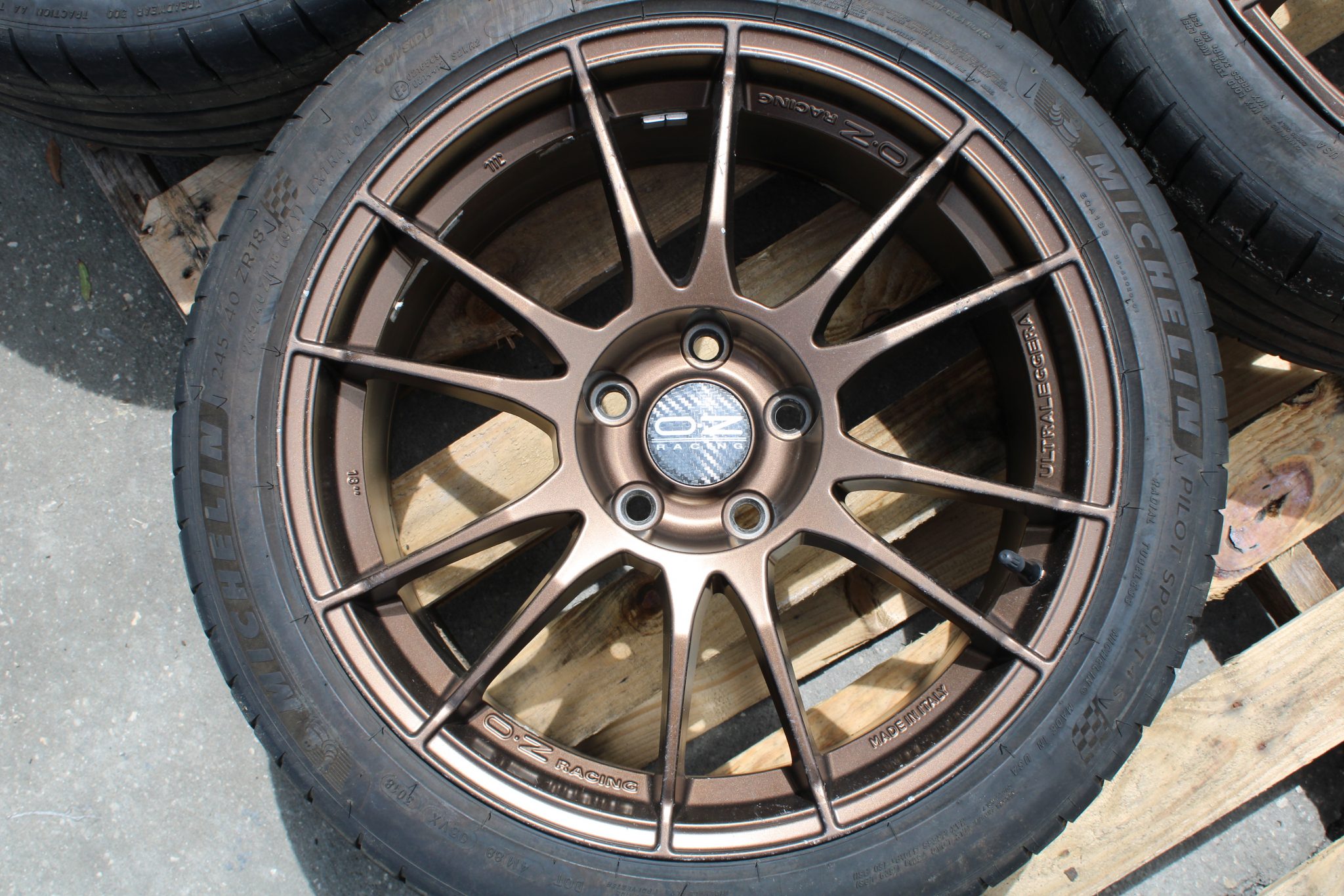 2005-2017 SUBARU WRX STI OZ RACING ULTRALEGGERA WHEELS RIMS & TIRES ...