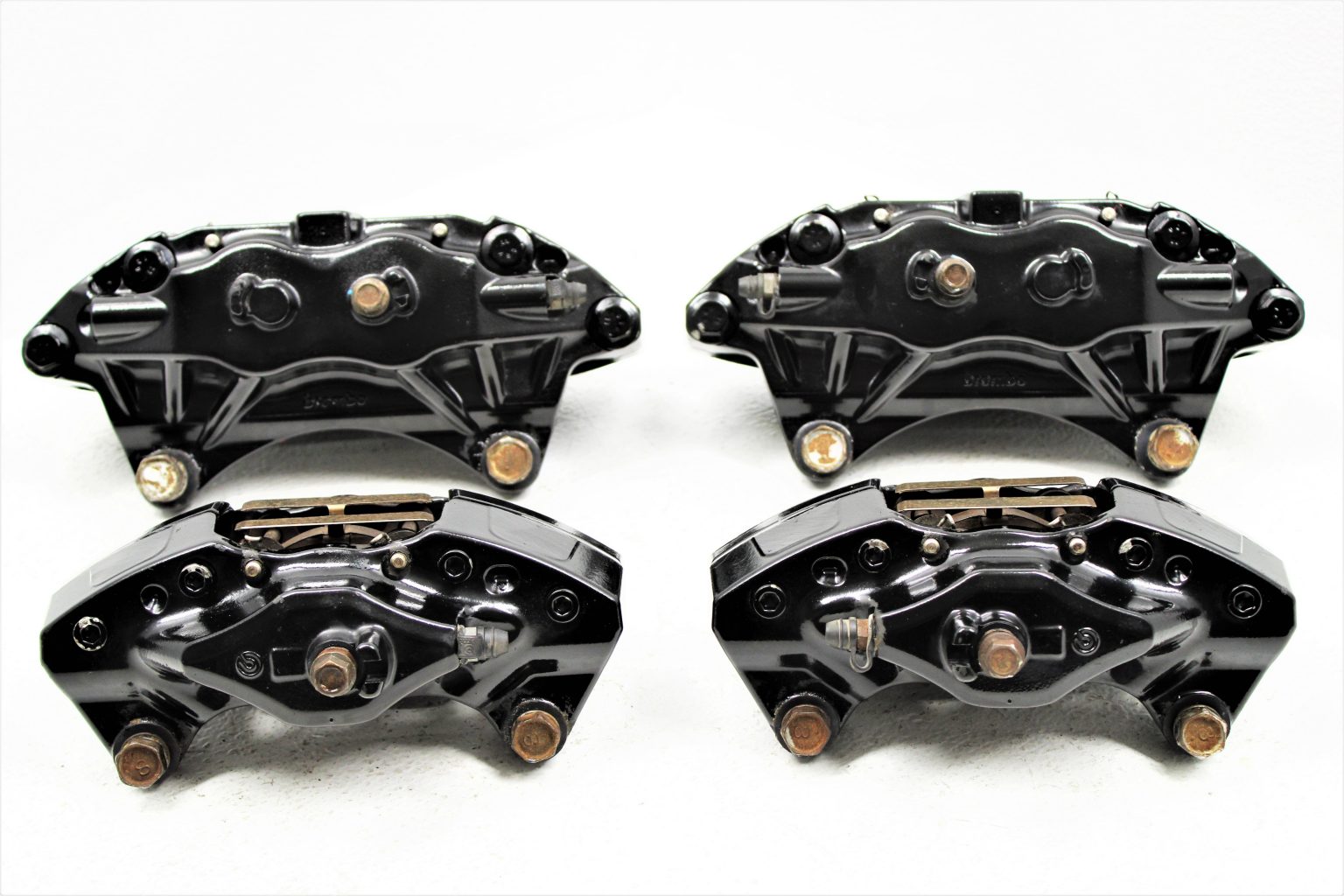 2008-2017 SUBARU WRX STI FRONT & REAR BREMBO BRAKE CALIPERS SET 77K ...