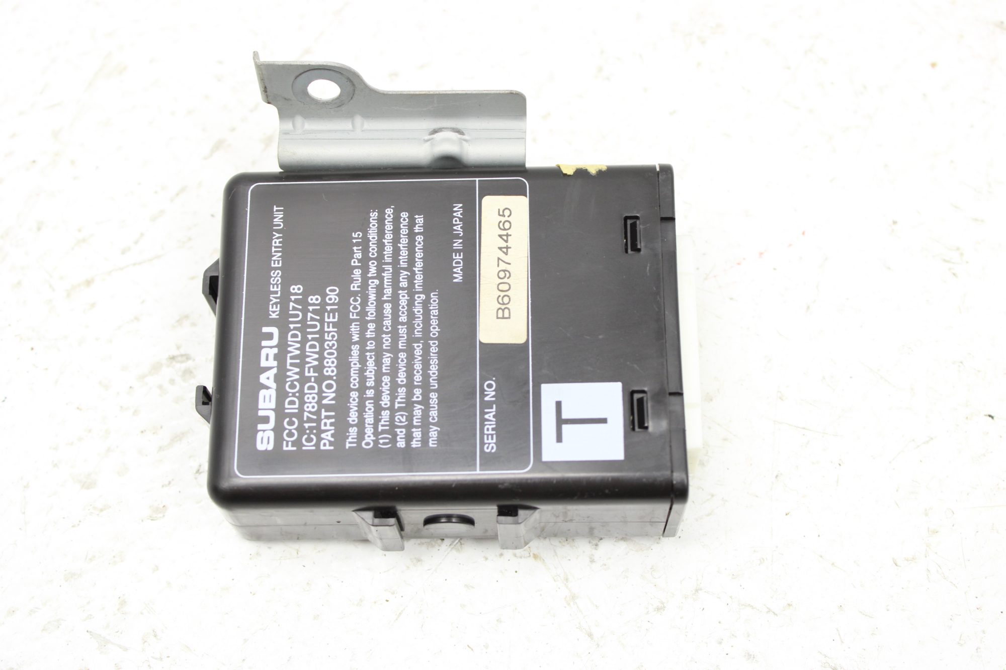 2002-2007 SUBARU IMPREZA WRX & STI KEYLESS ENTRY UNIT BOX OEM ...