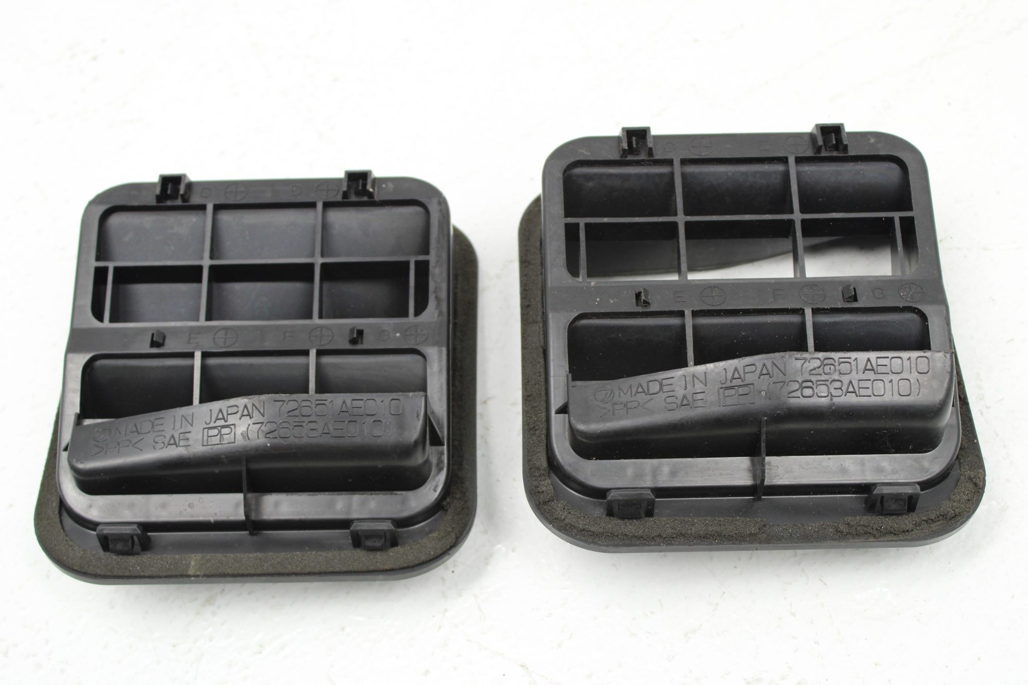 2002-2007 SUBARU IMPREZA WRX & STI REAR QUARTER PANEL AIR VENT SET LH ...