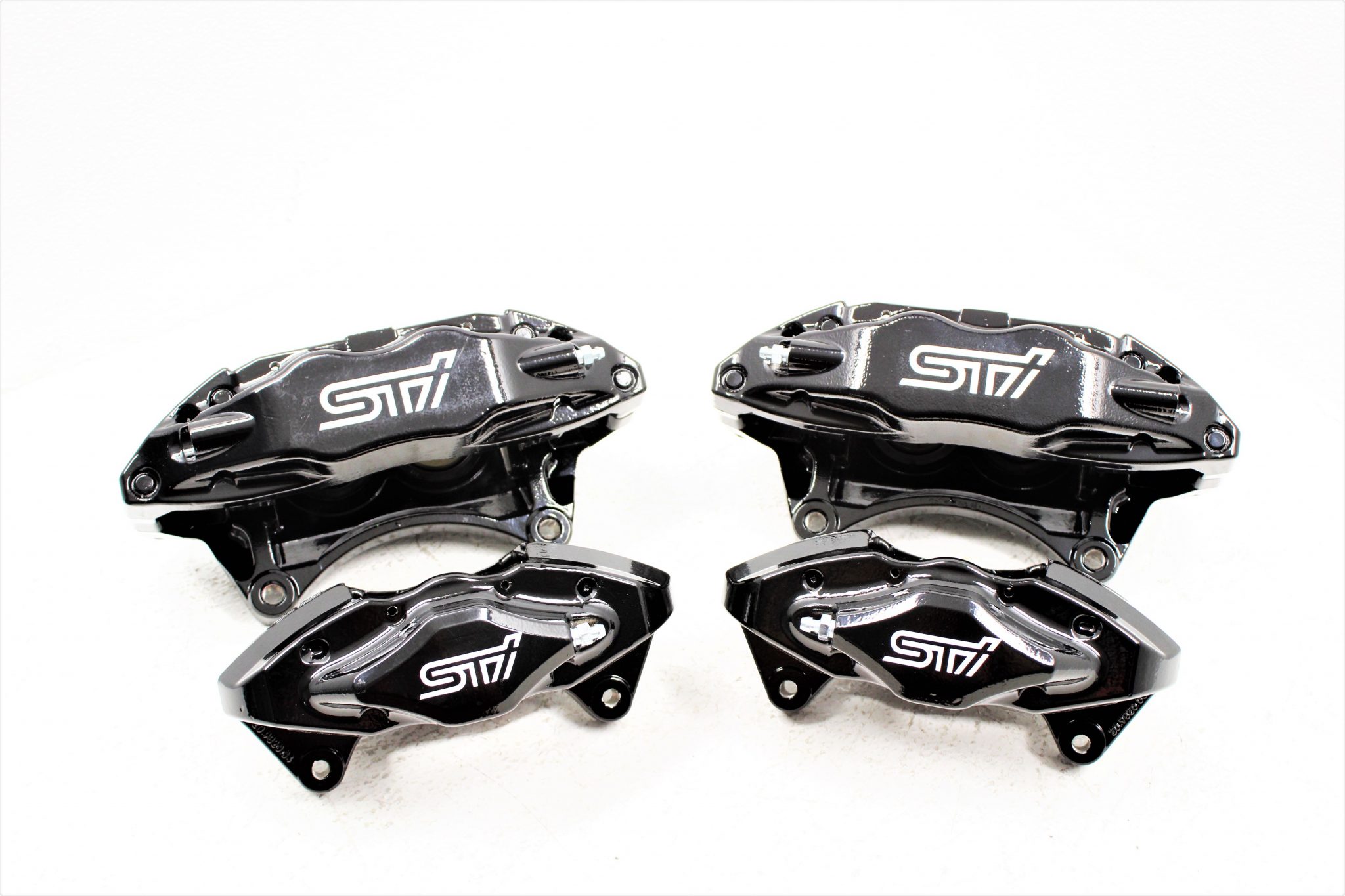 2008-2017 SUBARU WRX STI FRONT & REAR BREMBO BRAKE CALIPERS 20K MILES ...