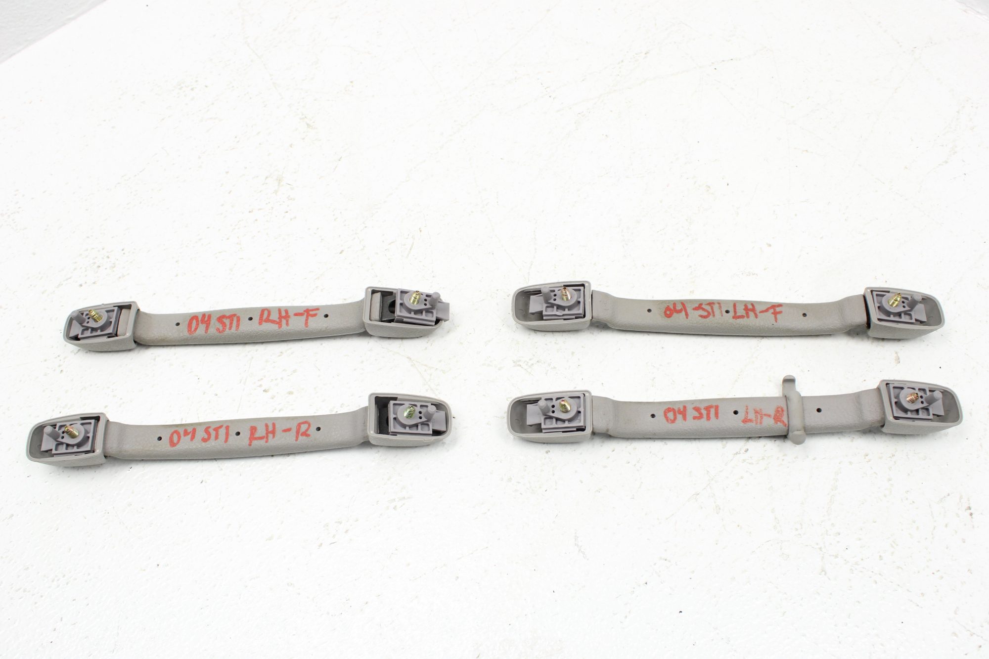 2002-2007 IMPREZA SUBARU WRX & STI EMERGENCY GRAB ROOF HANDLES OEM SET ...