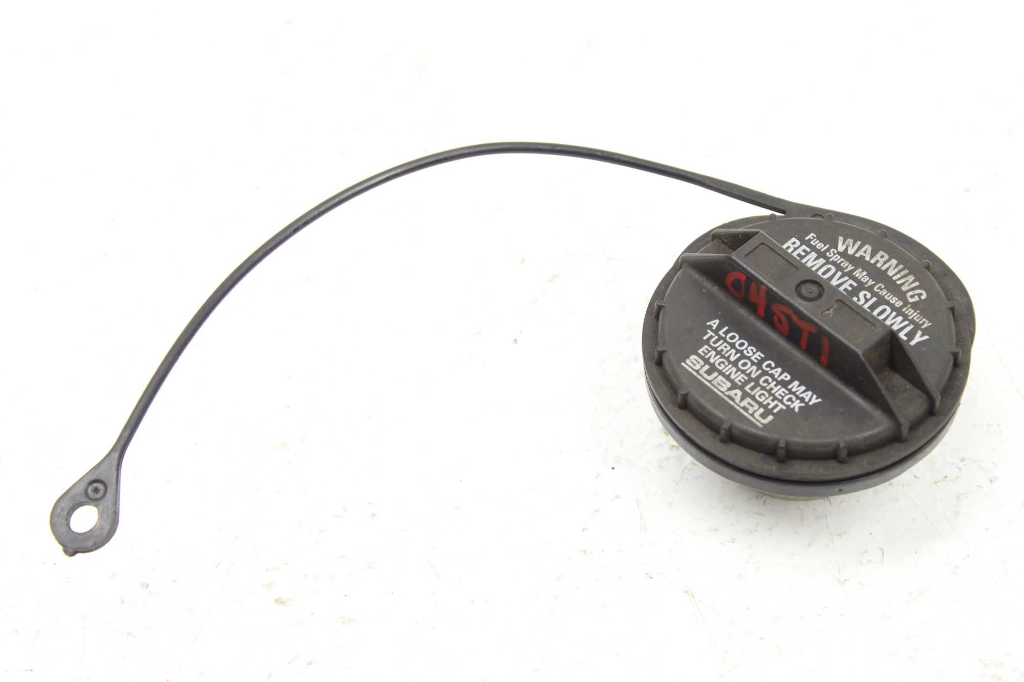 2002-2007 SUBARU WRX & STI FUEL GAS TANK FILL CAP COVER & TETHER OEM ...