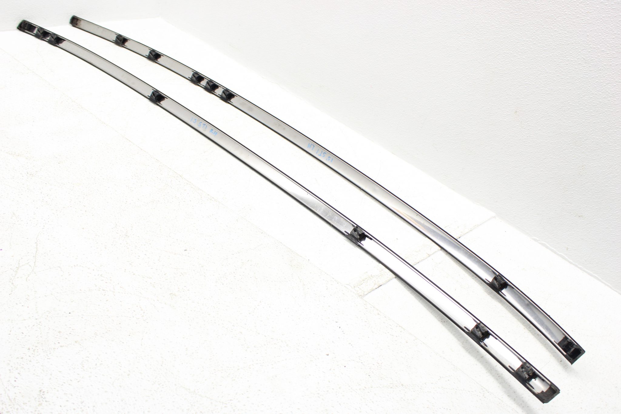 2015-2020 SUBARU WRX & STI ROOF MOLDING TRIM GARNISH SET BLACK OEM ...