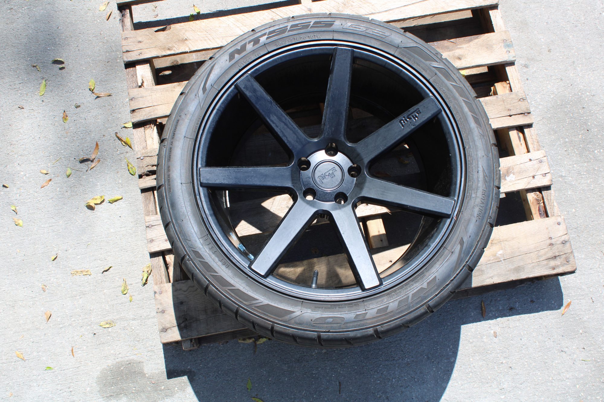 NICHE SPORT SERIES VERONA M168 BLACK RIM WHEEL & TIRE 20X10.5 +20 5X114 ...