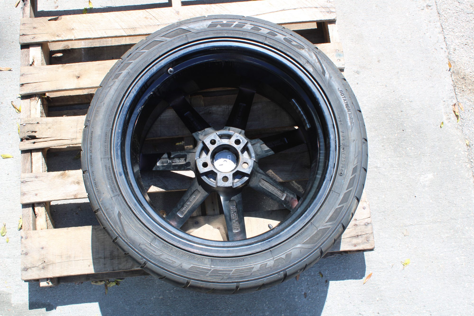 NICHE SPORT SERIES VERONA M168 BLACK RIM WHEEL & TIRE 20X10.5 +20 5X114 ...