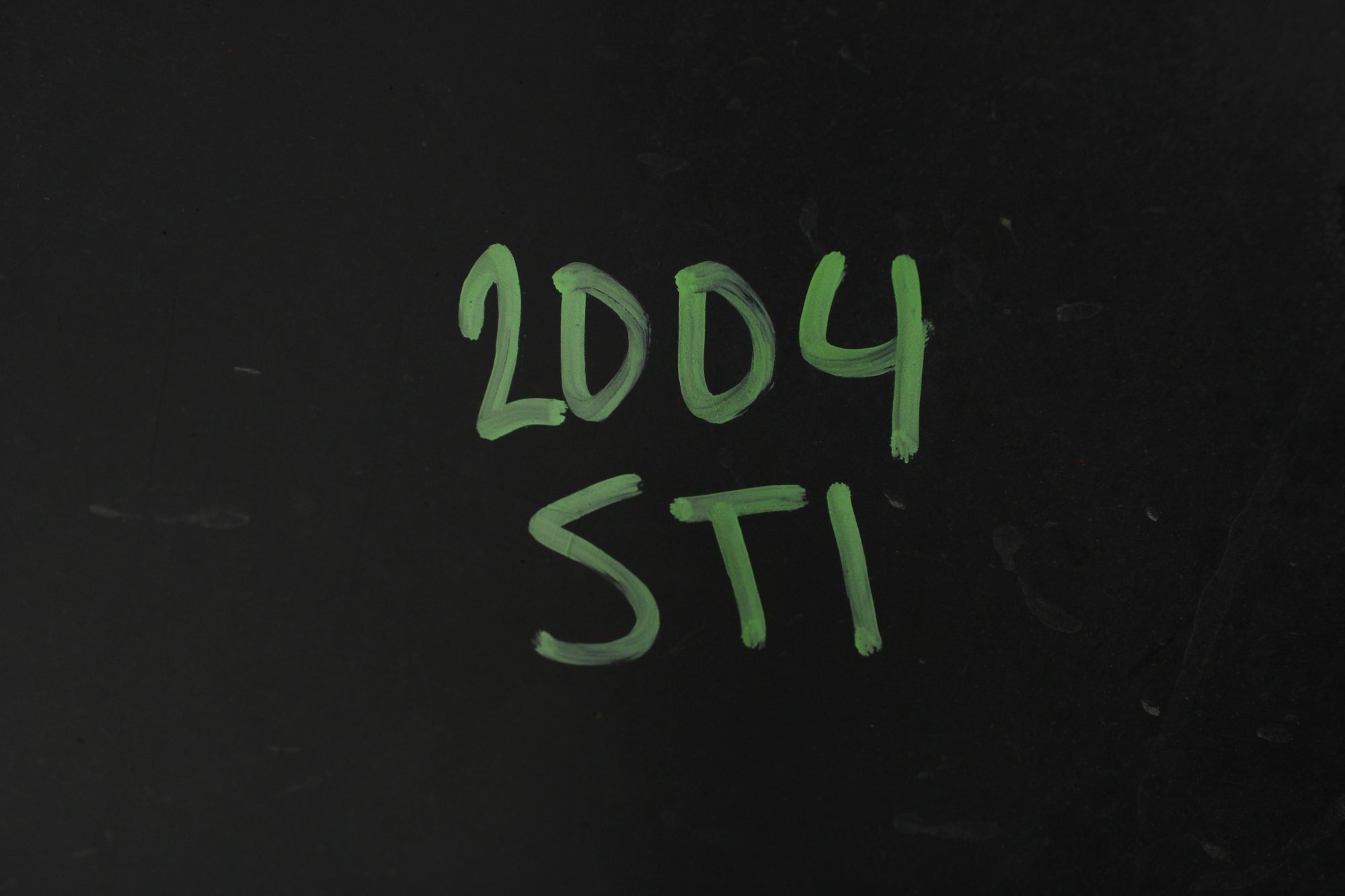 04 2004 SUBARU WRX & STI REAR BUMPER COVER JAVA BLACK PEARL JBP OEM ...