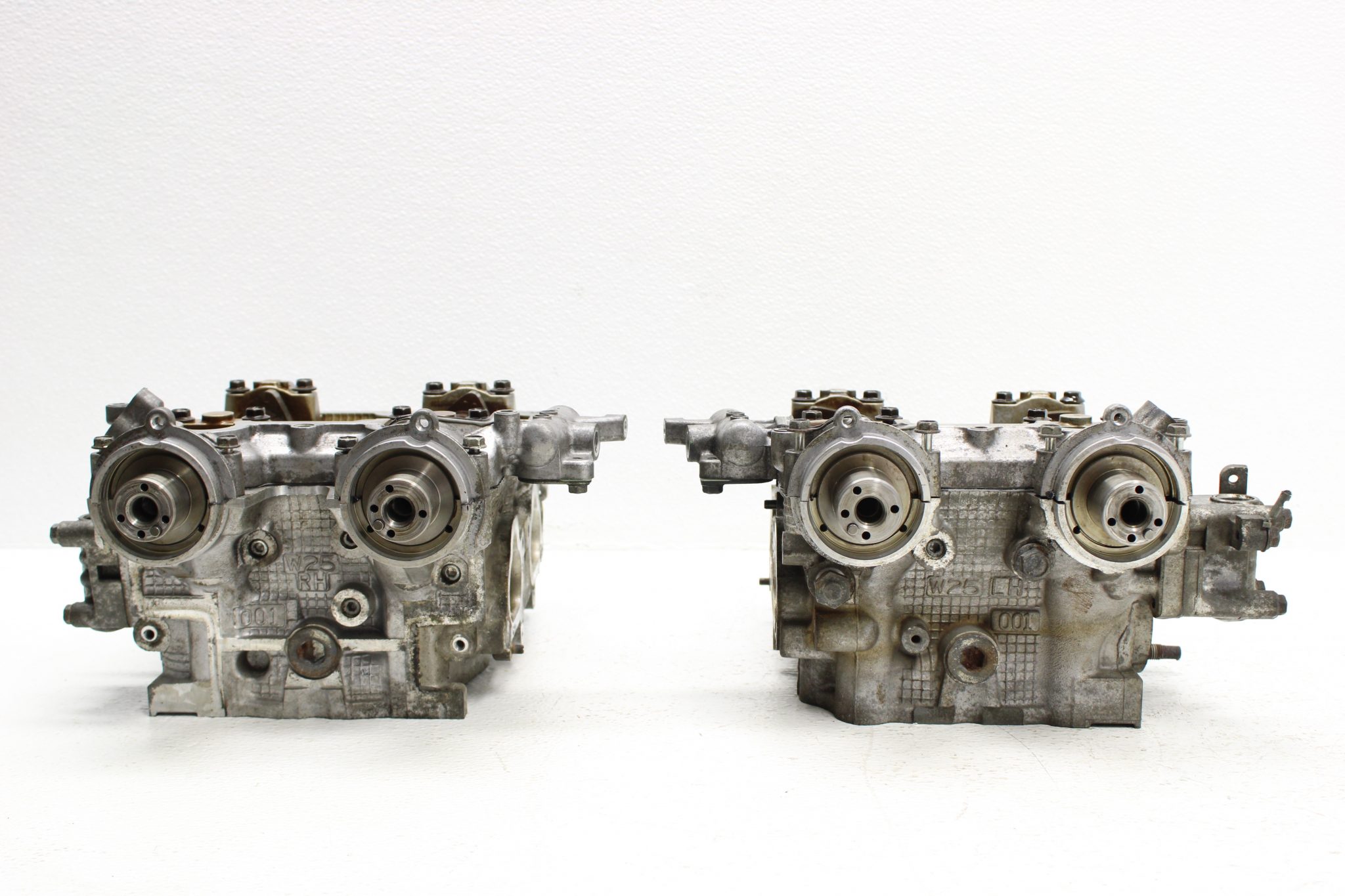 2008-2018 SUBARU WRX STI W25 DUAL AVCS CYLINDER HEADS ASSEMBLY 69K ...