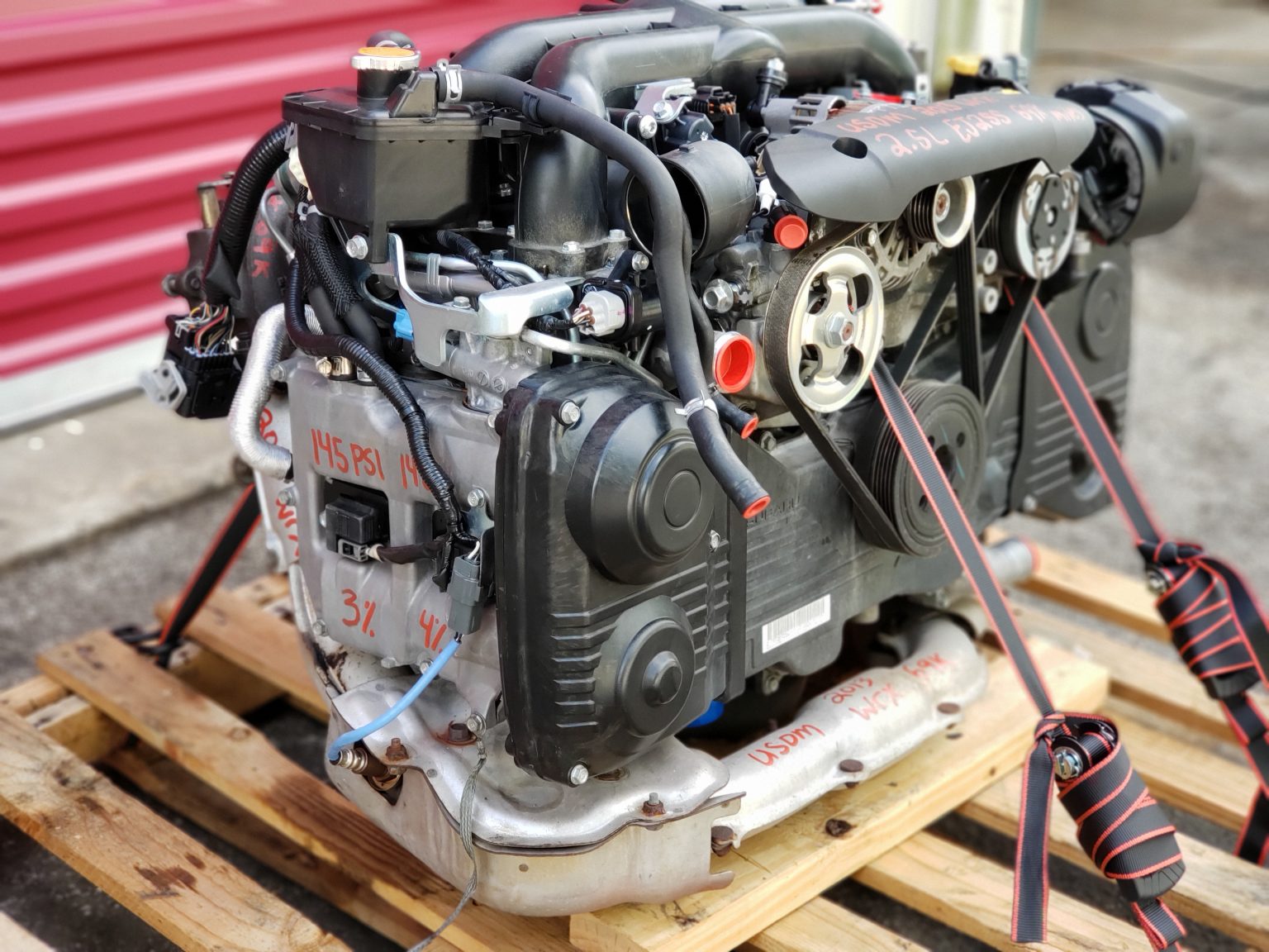 2008-2014 SUBARU IMPREZA WRX USDM ENGINE LONG BLOCK & VF52 TURBO 2.5L ...