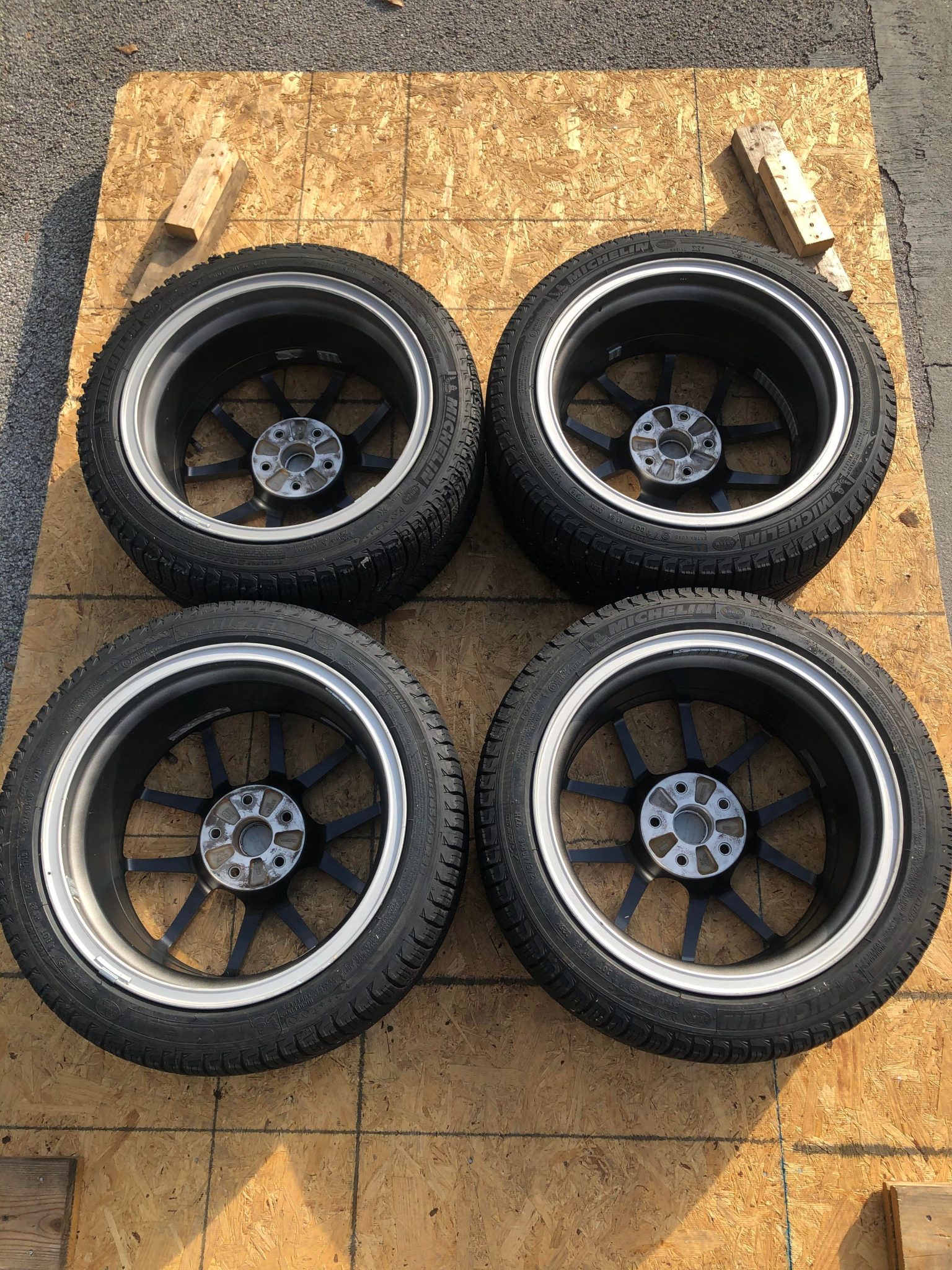 2015-2017 SUBARU WRX STI LIMITED FORGED BBS WHEELS RIMS & TIRES 18X8.5 ...