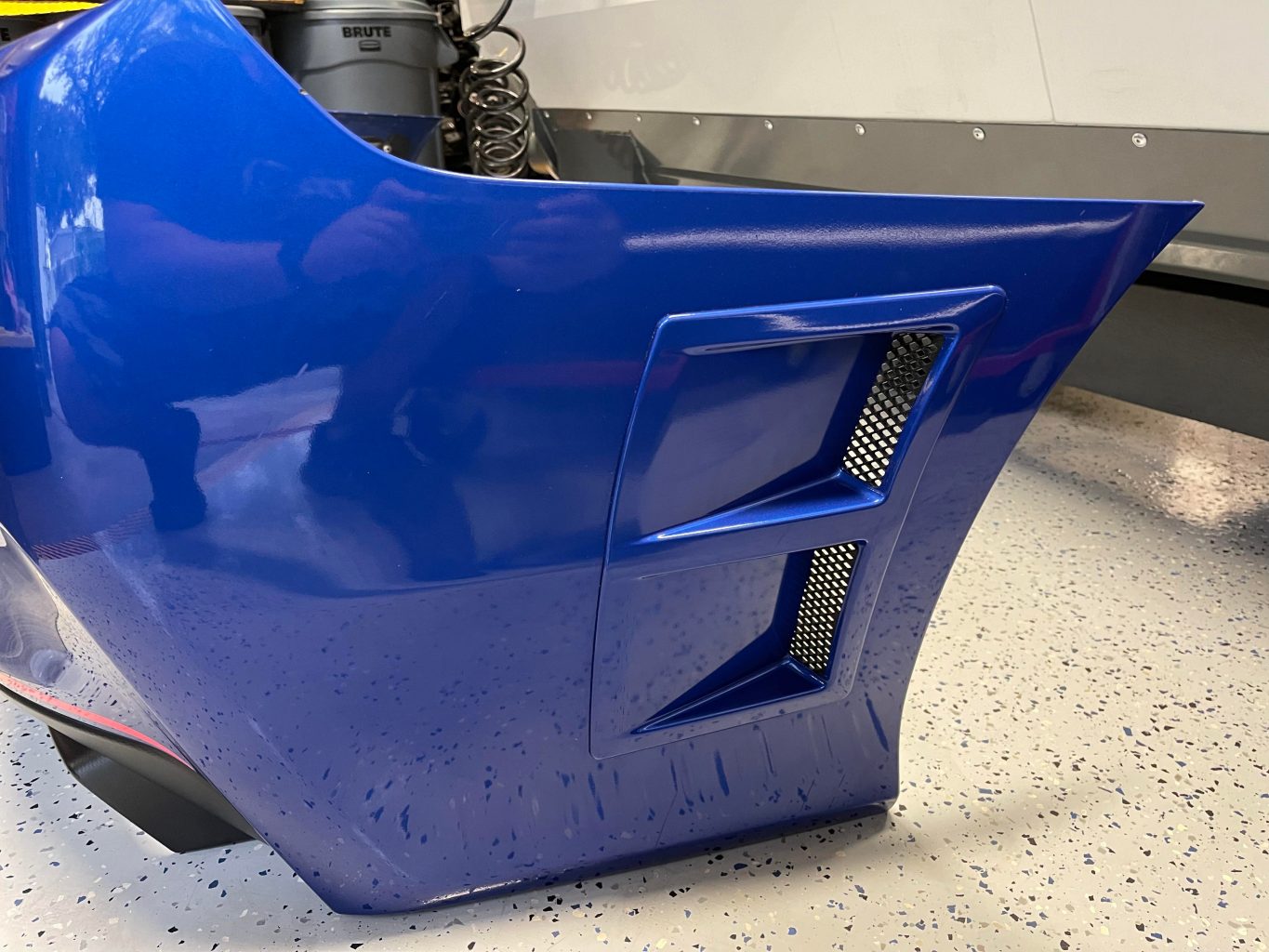 2018 SUBARU WRX STI TYPE RA REAR BUMPER COVER ASSY WORLD RALLY BLUE OEM ...
