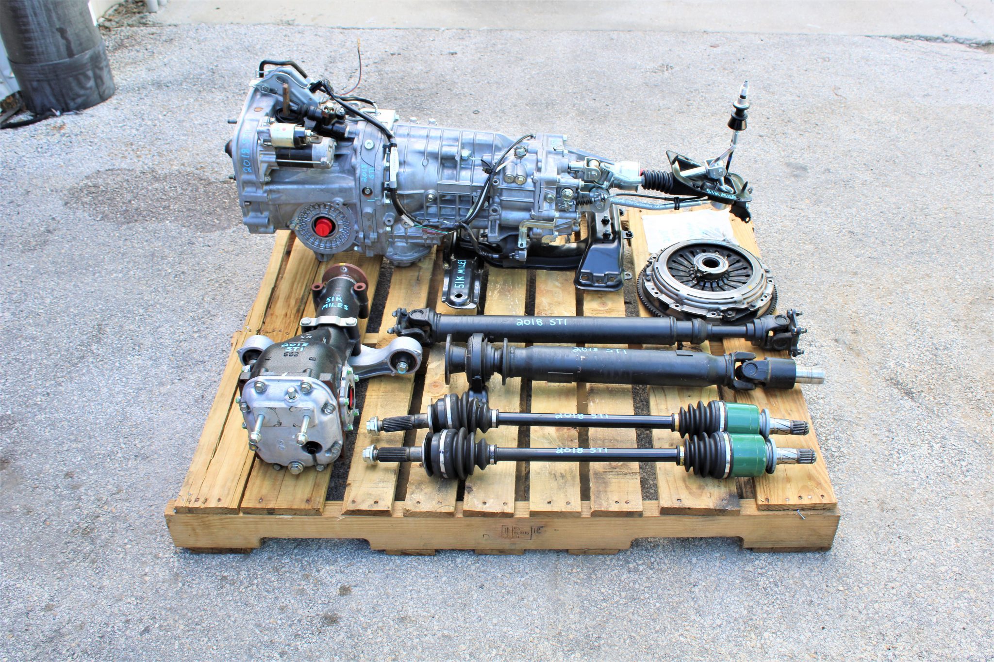 2015-2021 SUBARU WRX STI 6 SPEED MANUAL TRANSMISSION SWAP 6MT 51K MILES ...