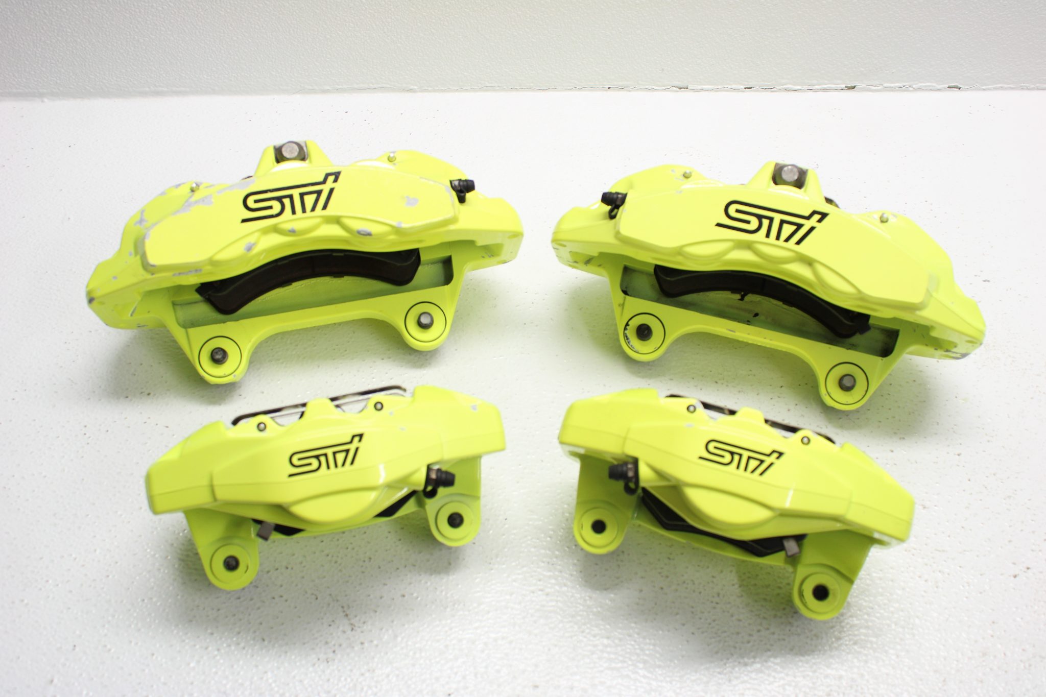2018-2021 SUBARU WRX STI 6 POT FRONT & REAR BREMBO BRAKE CALIPERS 24K ...