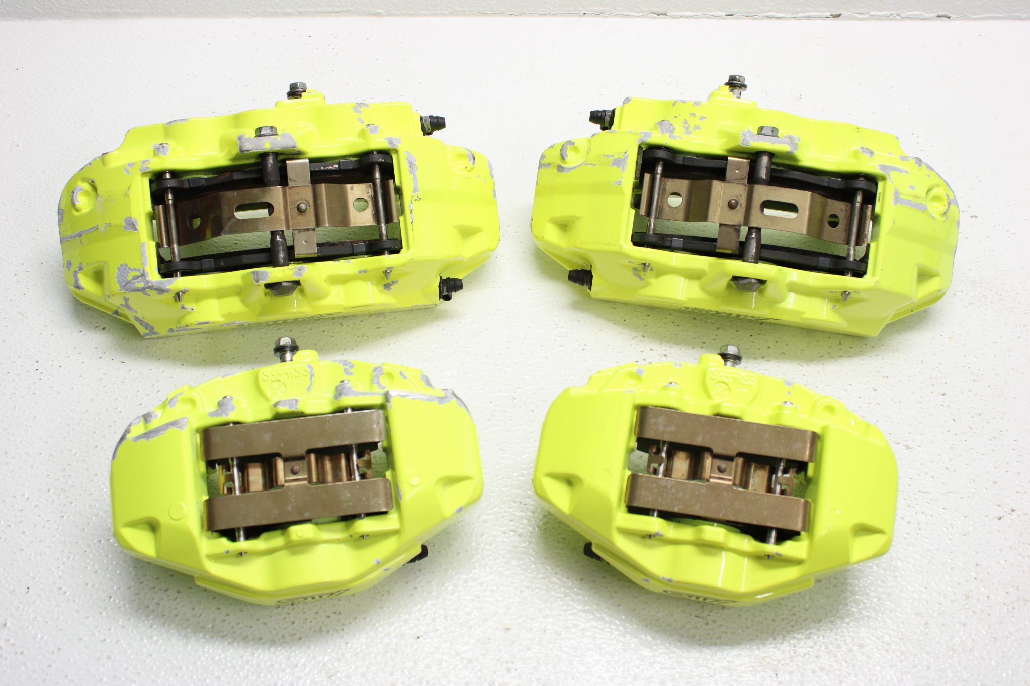 2018-2021 SUBARU WRX STI 6 POT FRONT & REAR BREMBO BRAKE CALIPERS 24K ...