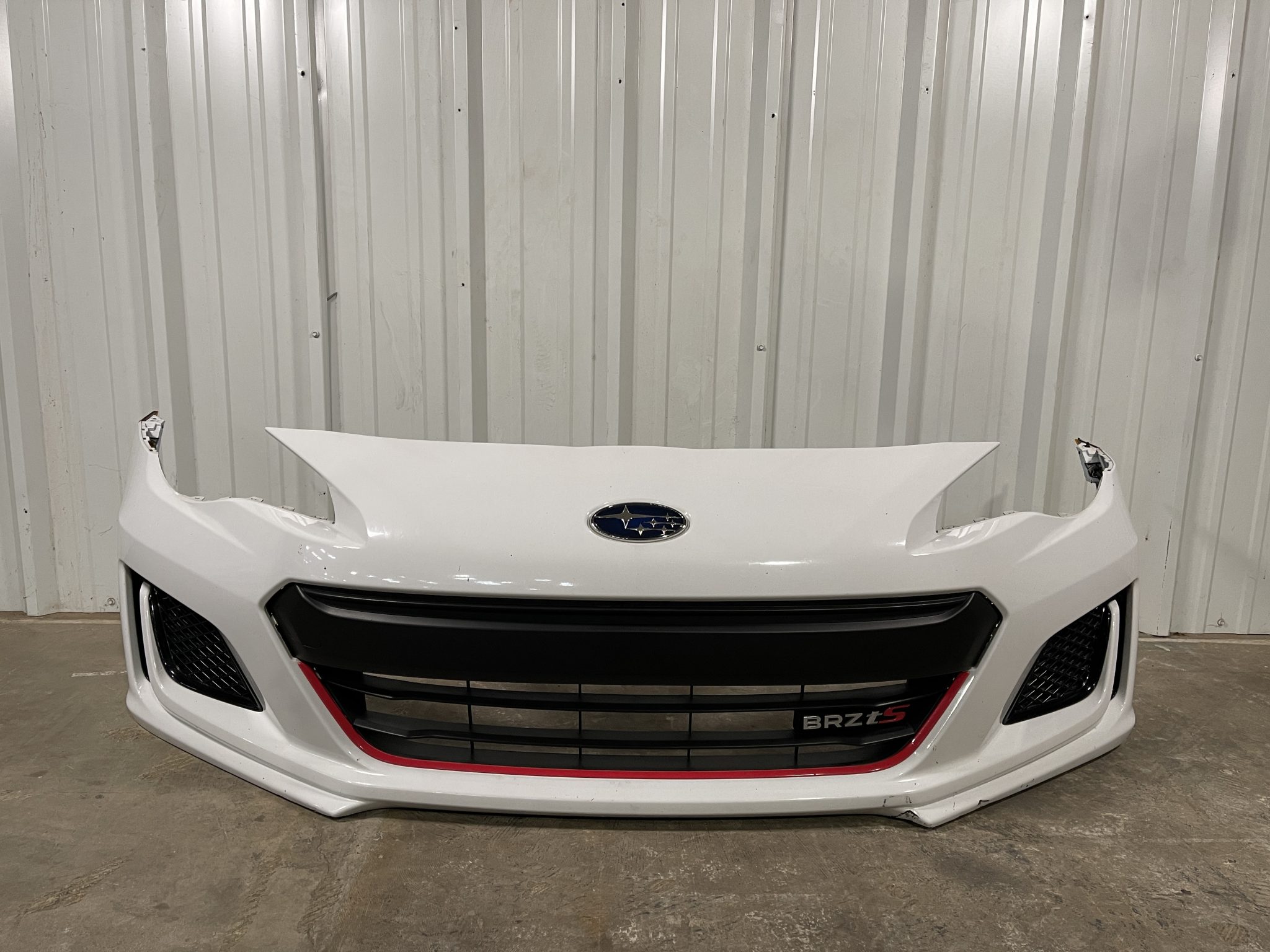 2020 SUBARU BRZ TS FRONT BUMPER COVER ASSEMBLY CERAMIC WHITE W/ GRILLE ...