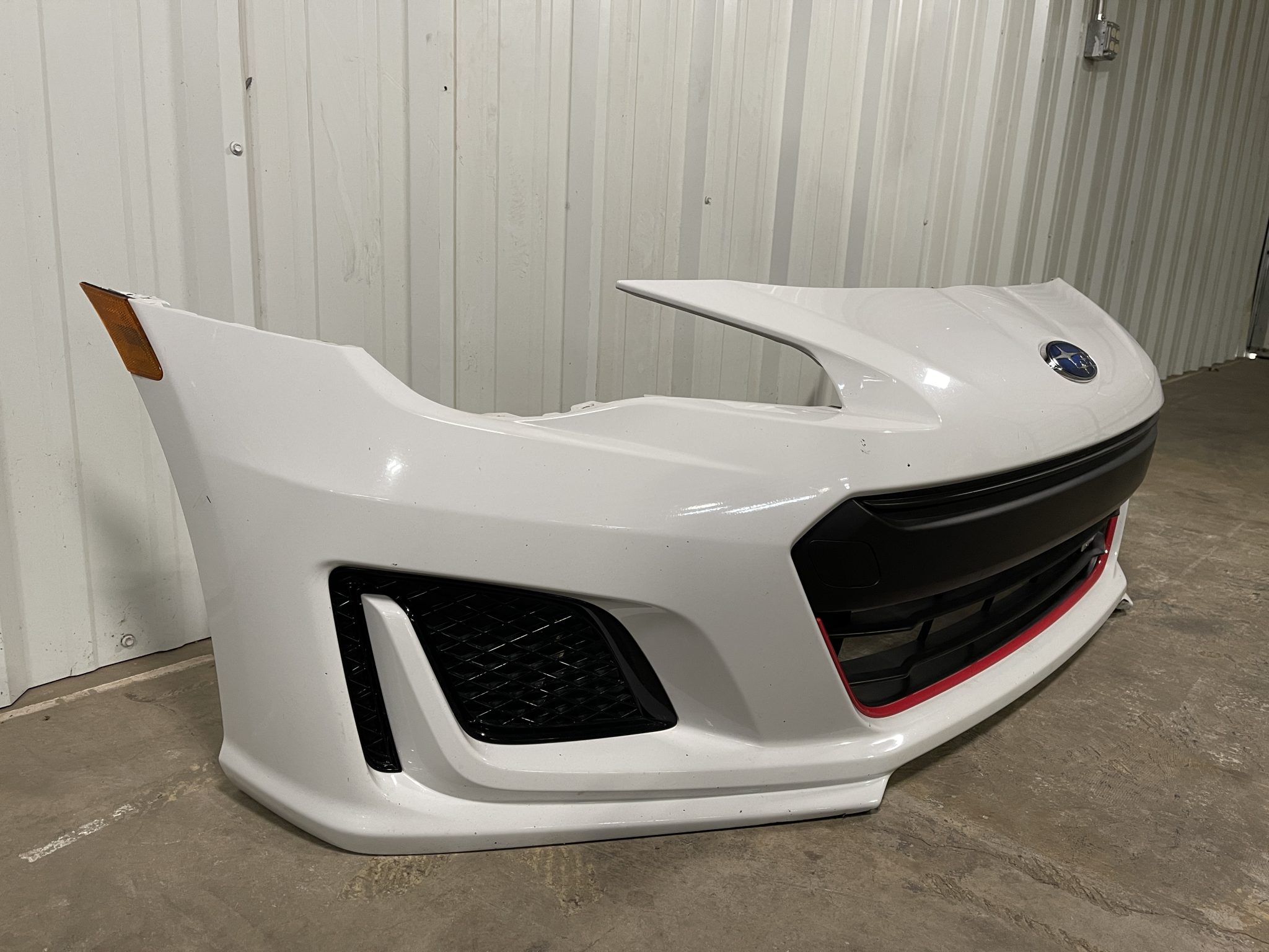 2020 SUBARU BRZ TS FRONT BUMPER COVER ASSEMBLY CERAMIC WHITE W/ GRILLE ...